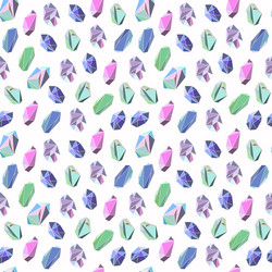 Crystal seamless pattern Royalty Free Vector Image