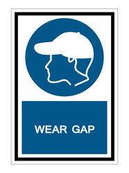 Wear gap symbol sign isolate on white background Vector Image