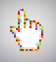 Click Cursor Hand Mouse Pixel Vector Images (over 2,500)