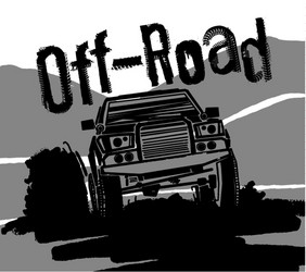Off Road Font Vector Images (over 320)