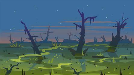Swamp isolated Royalty Free Vector Image - VectorStock