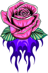 Rose Stylized Vector Images (over 5,300)