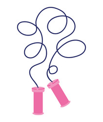 Sport rope Royalty Free Vector Image - VectorStock