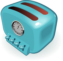 Broken toaster error 3d icon Royalty Free Vector Image