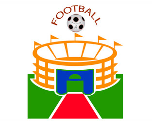Sports soccer football badge Royalty Free Vector Image