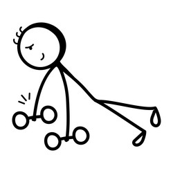 Stickman Push Vector Images (over 110)