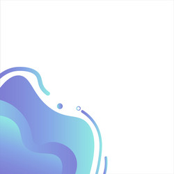 Liquid corner bubble Royalty Free Vector Image