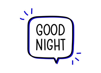 Good morning inscription text in speech bubble Vector Image