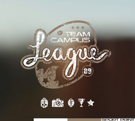 Rugby team badges Royalty Free Vector Image - VectorStock