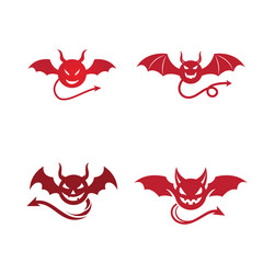 Hell fire pitchfork logo icon download Royalty Free Vector