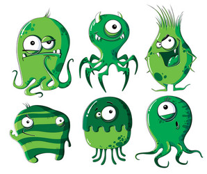 Bacteria Cartoon Vector Images (over 36,000)