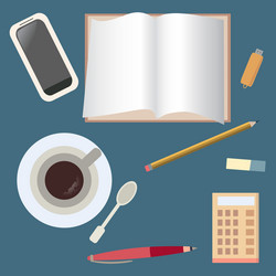 Desk From Above Vector Images (91)