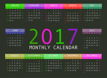 Emo calendar 2011 Royalty Free Vector Image - VectorStock