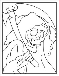 Grim Reaper Outline Vector Images (over 1,500)