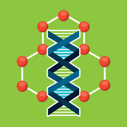 Molecule particle laboratory scientific Royalty Free Vector
