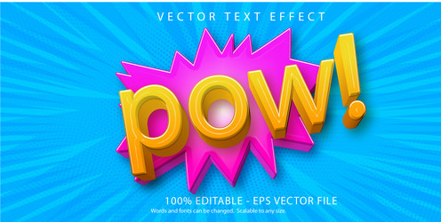 Pow Fonts Comic Font Vector Images (over 250)