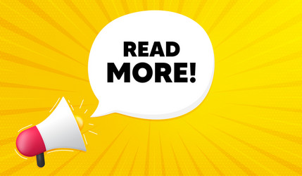 Read more symbol navigation sign speech bubble Vector Image