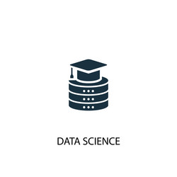 Data structure icon simple element from Royalty Free Vector