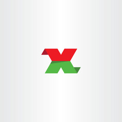 Red White X Logo