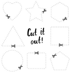 Scissor Cut Out Shapes Vector Images (over 540)