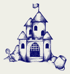 Sand Castle Drawing Vector Images (over 1,100)
