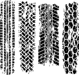 Tire tracks Royalty Free Vector Image - VectorStock