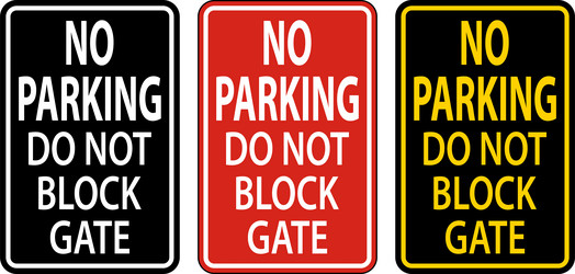 Door gate sign do not close Royalty Free Vector Image