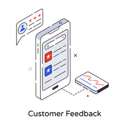 Customer feedback Royalty Free Vector Image - VectorStock