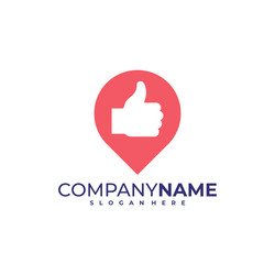 Like point logo design good Royalty Free Vector Image