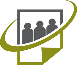 Sociology logo design template society Royalty Free Vector