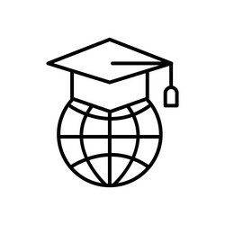 Study abroad icon Royalty Free Vector Image - VectorStock