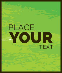 Watercolor background with text trendy texture Vector Image