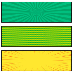 Comic book page template Royalty Free Vector Image