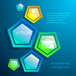 Web infographic design concept Royalty Free Vector Image