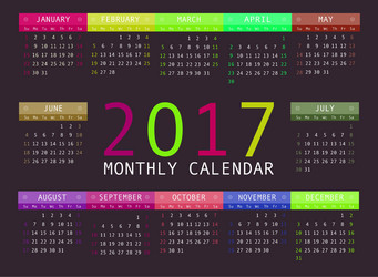 Emo calendar 2011 Royalty Free Vector Image - VectorStock