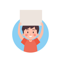 Boy Holding Paper Vector Images (over 2,600)