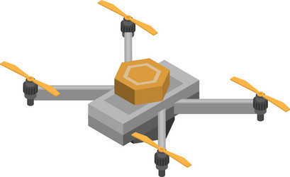 Oxygen sensor icon isometric 3d style Royalty Free Vector