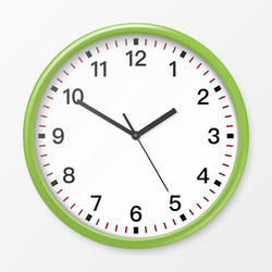 Clock part Royalty Free Vector Image - VectorStock