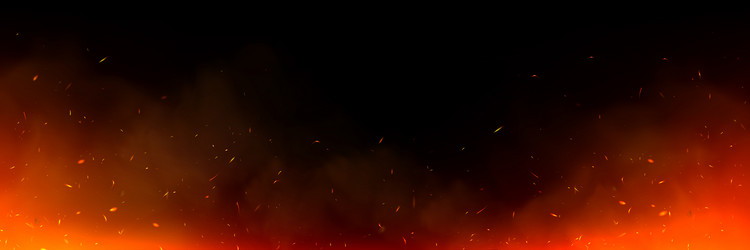 Fire and smoke Royalty Free Vector Image - VectorStock