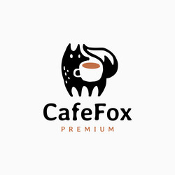 Dog cup mug glass cafe logo icon Royalty Free Vector Image