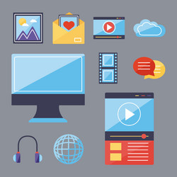 Multimedia Content Vector Images (over 8,100)