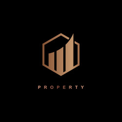 Real estate logo design building logo design Vector Image