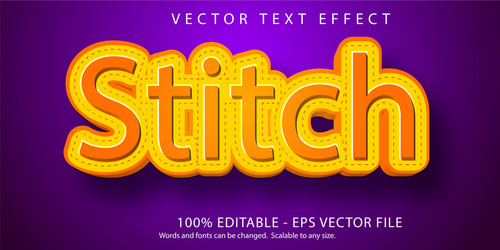 Sweet text game style editable effect Royalty Free Vector