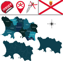 Jersey Island Map Vector Images (over 290)