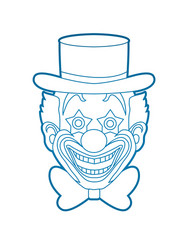 Clown Face Outline Vector Images (over 1,100)