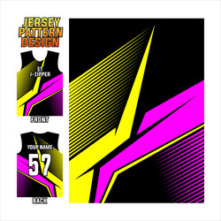 Jersey printing design pattern Royalty Free Vector Image