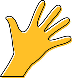 Pictograph hand Royalty Free Vector Image - VectorStock