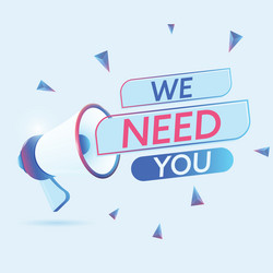 We Need You Icon Vector Images (95)