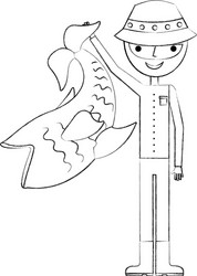 Character Fishing Avatar Vector Images (over 530)