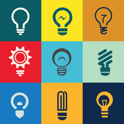 3d realistic turning on light bulb icon Royalty Free Vector